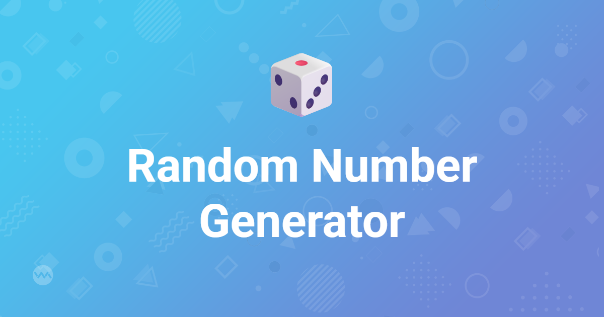 Random Number Generator | STARTMAKINGWEBSITES